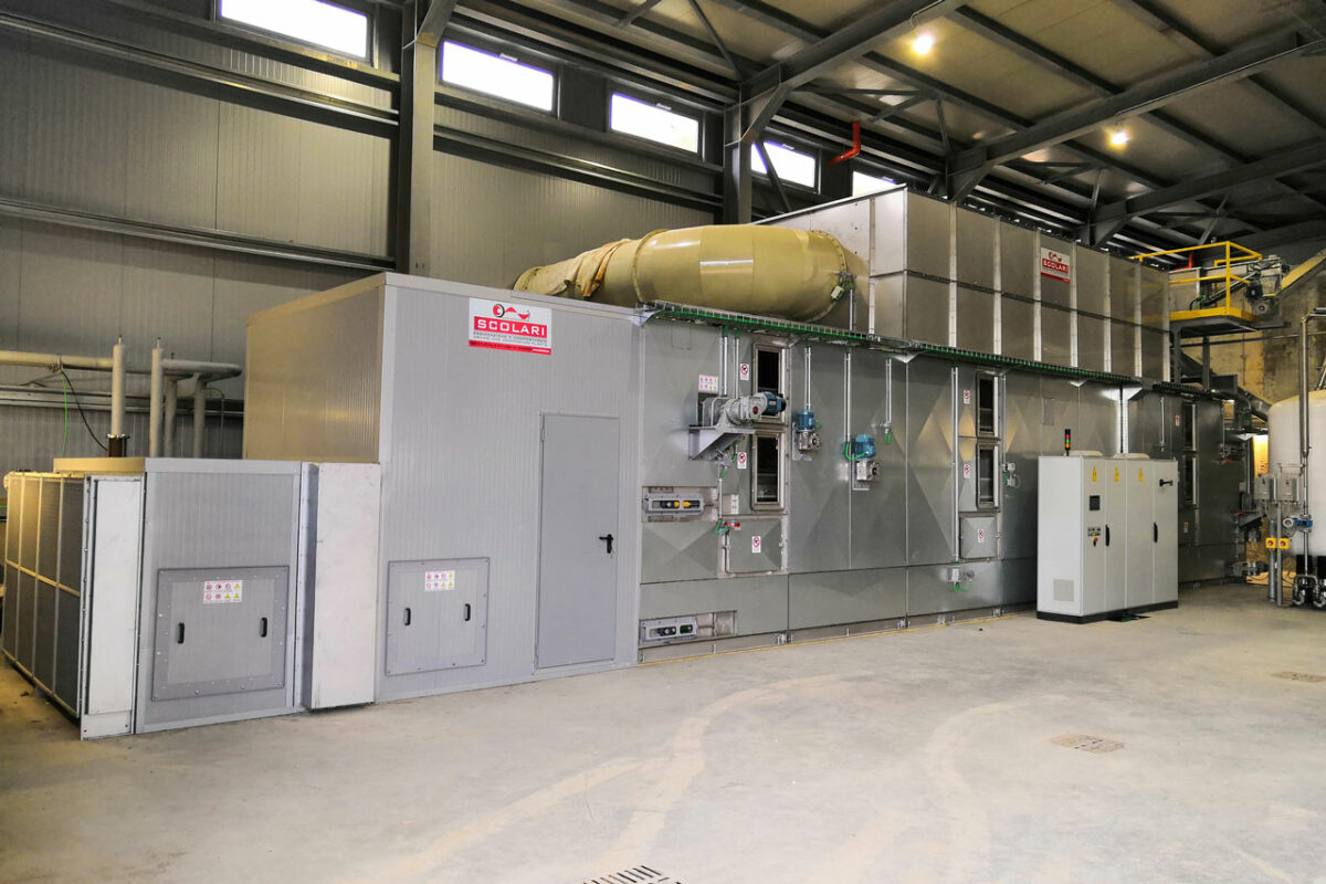 Installations de séchage industriel | Scolari Srl